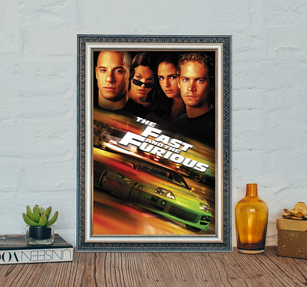 The Fast and the Furious Movie Poster, the Fast and the Furious (2001 ...
