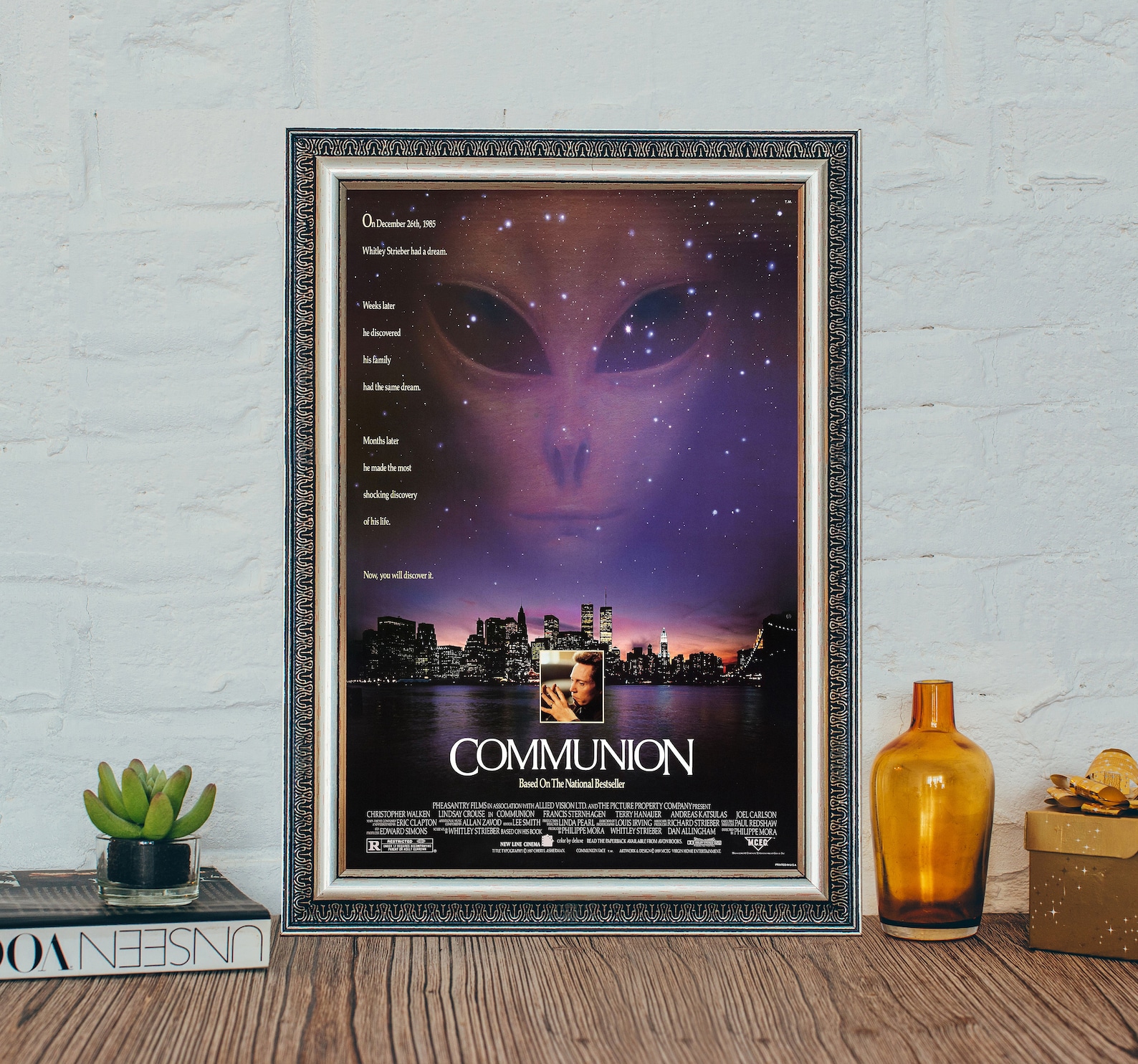 Communion (1989) Movie Poster: Vintage Canvas Cloth Print - Etsy