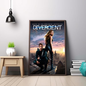 Divergent Movie Poster, Divergent Classic Vintage Movie Poster ...