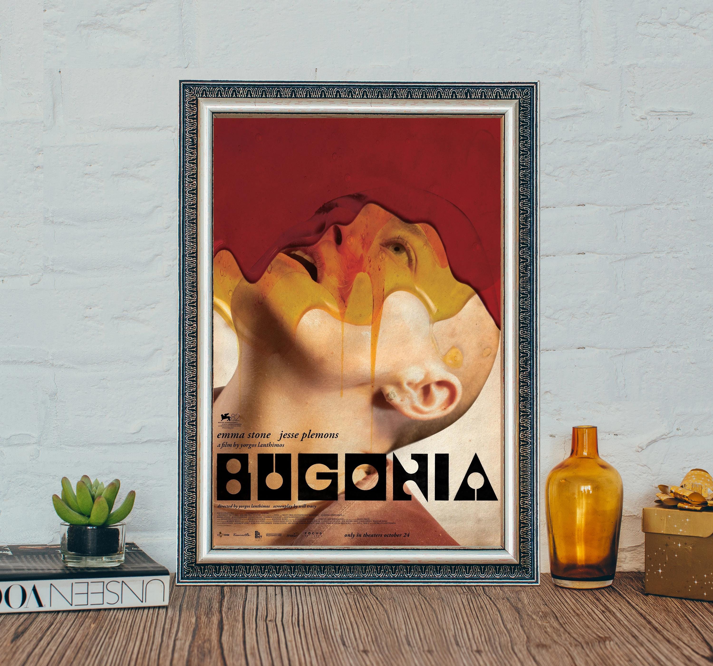 Bugonia 2025 Movie Poster: Emma Stone Classic Film Canvas Cloth - Etsy