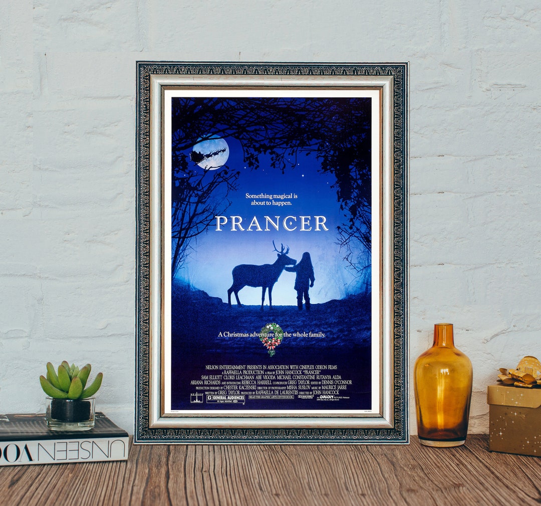 Prancer (1989) Movie Poster, Classic Movie Prancer Poster, Vintage ...