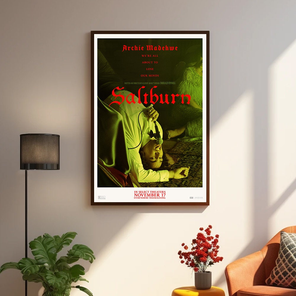 Saltburn Movie Poster, Saltburn 2023 Classic Movie Poster sold by ...