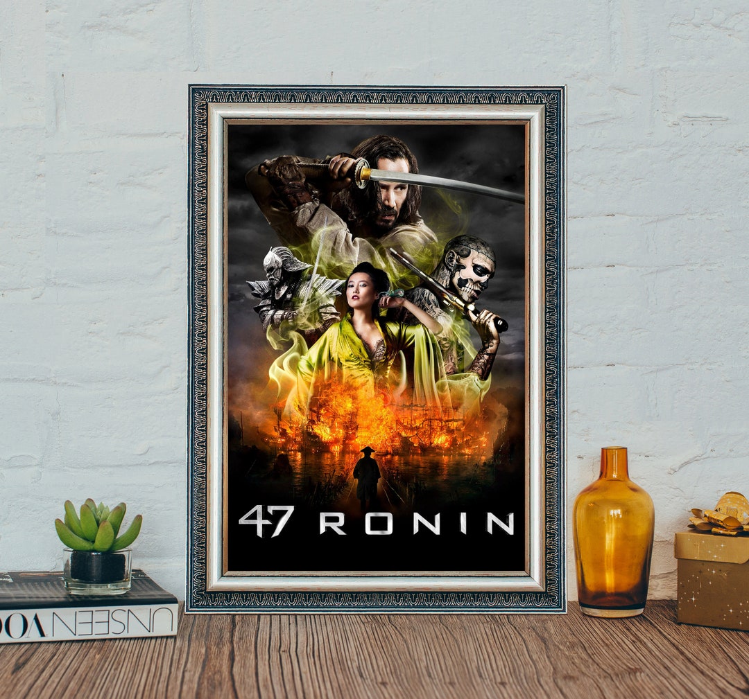 47 RONIN Movie Poster, 47 RONIN Classic Movie Poster, Vintage Canvas ...