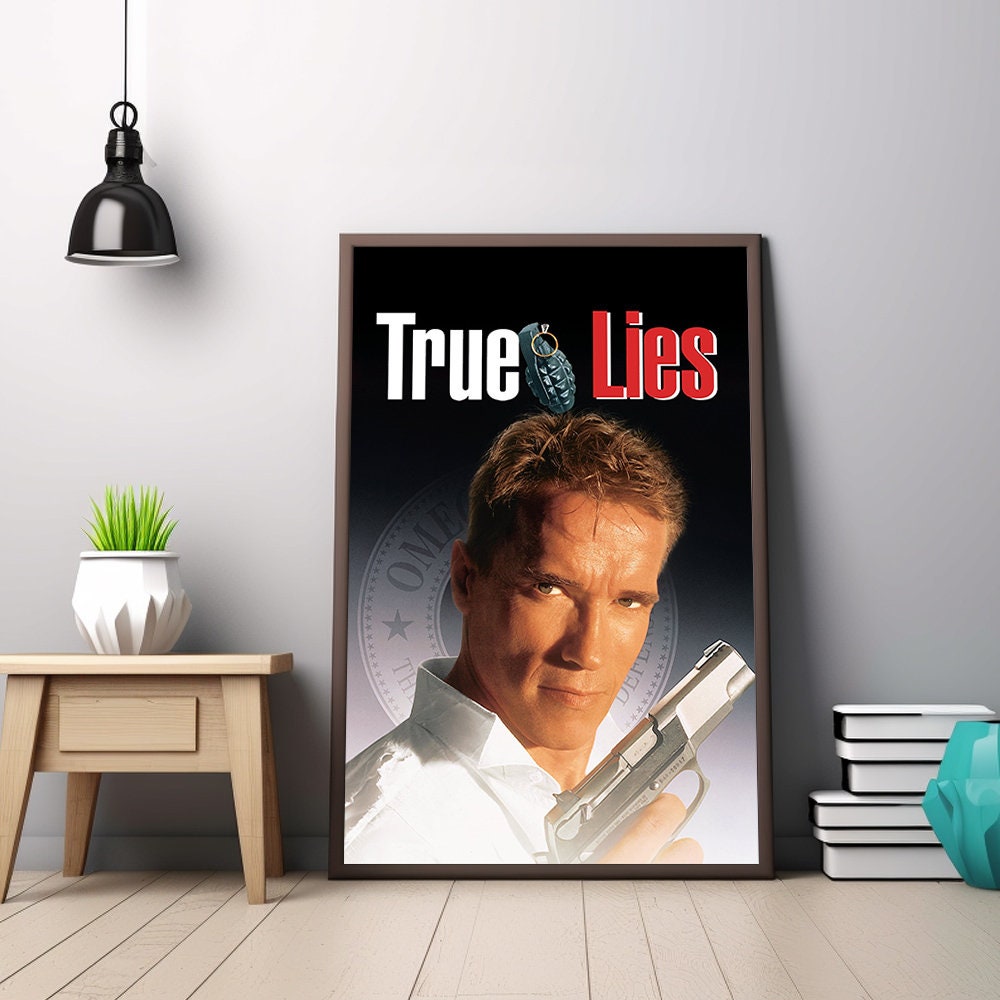 True Lies (1994) Movie Poster, True Lies Arnold Schwarzenegger Poster ...