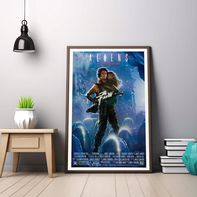Aliens 1986 Movie Poster Aliens Classic Science Fiction - Etsy Aliens 1986 Movie Poster Aliens Classic Science Fiction - Etsy