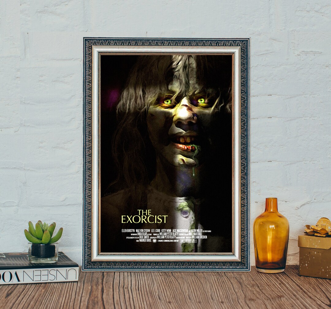 The Exorcist Movie Poster: Classic Horror Canvas Art - Etsy UK