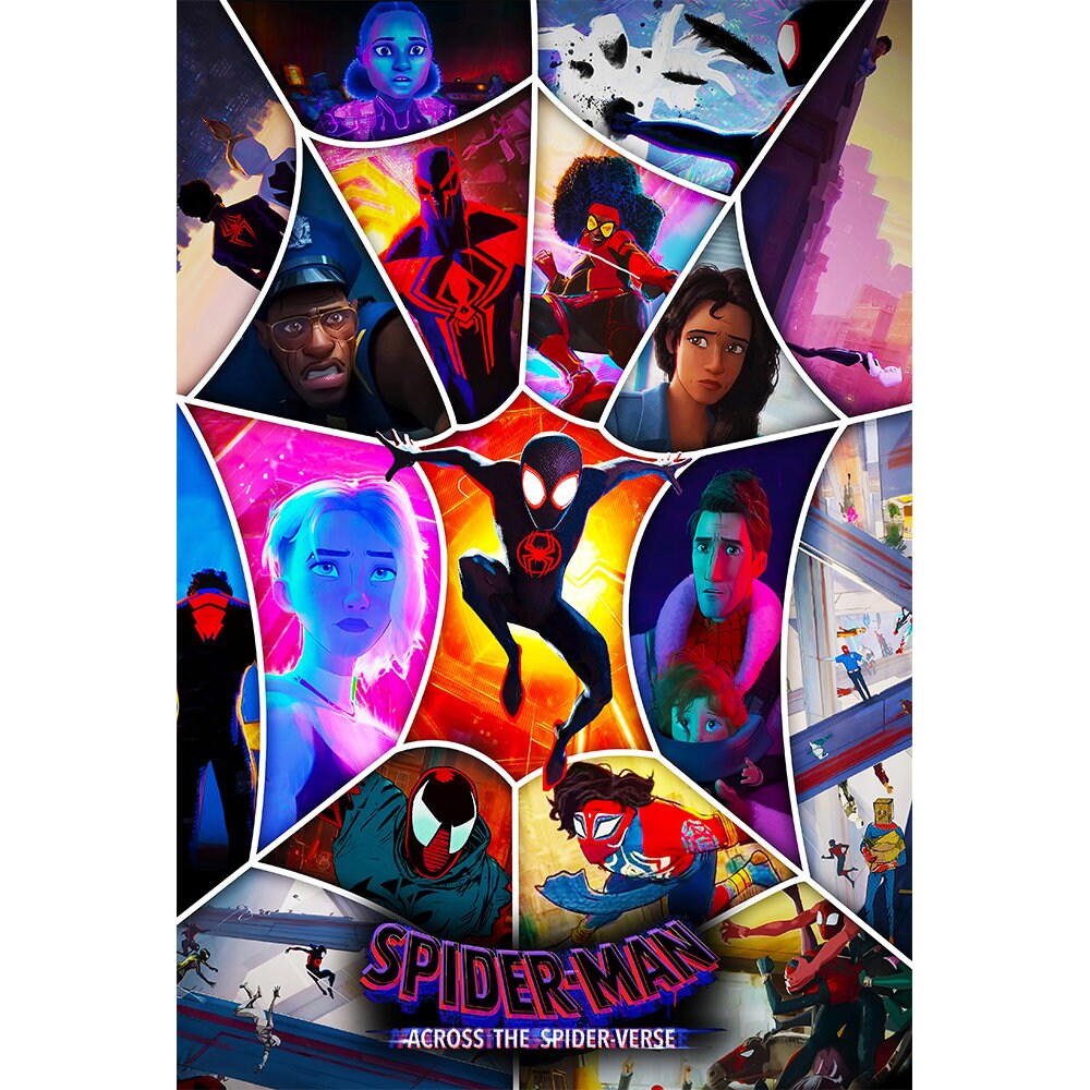 Spider Man Across The Spider Verse Movie Poster Across The Spider