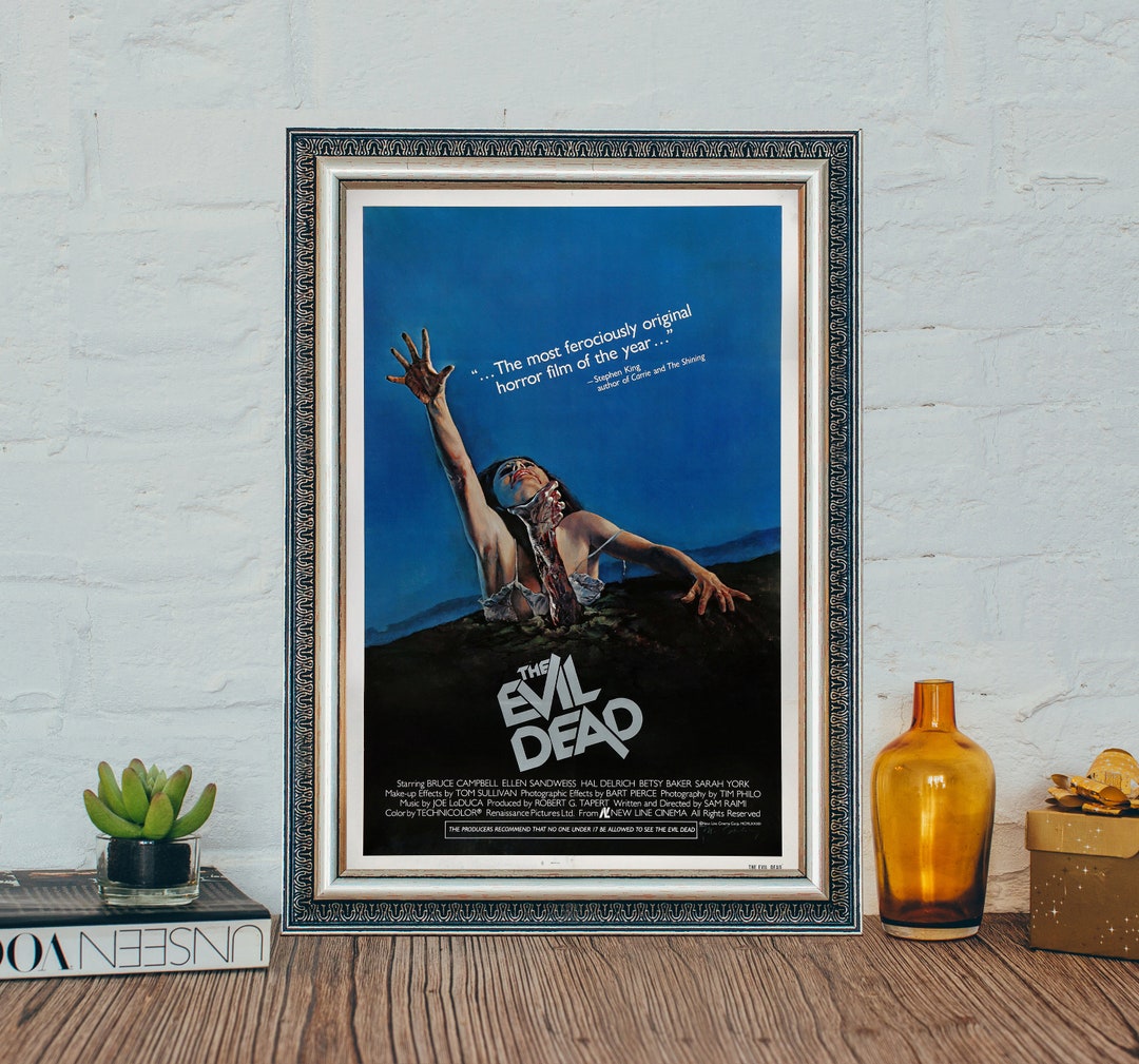 The Evil Dead (1981) Movie Poster, the Evil Dead Classic Vintage Film ...