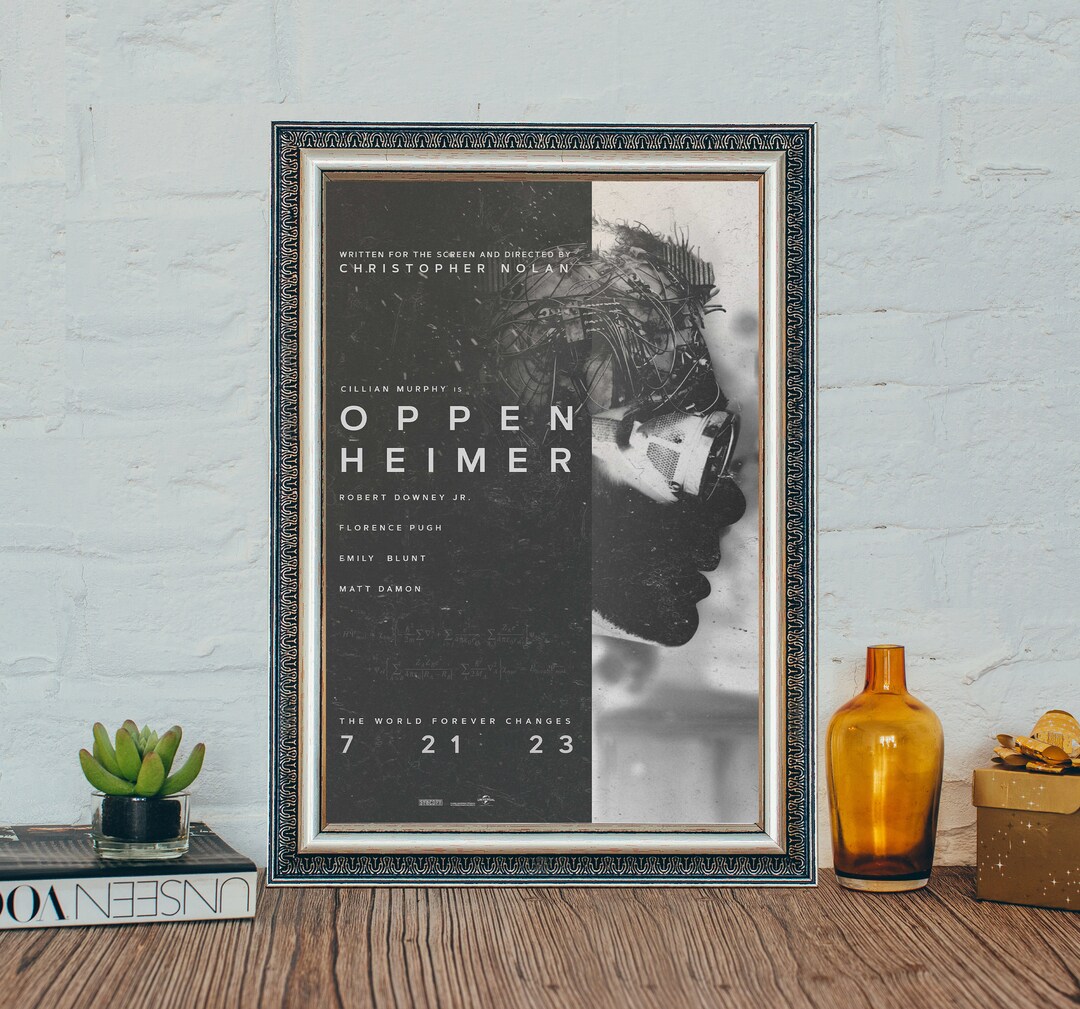 Oppenheimer Movie Poster, Classic Movie Canvas Cloth Poster - Etsy