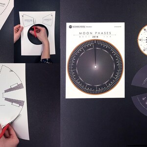 Moon Phases Calander Wheel for 2026 'limited Edition' - Etsy