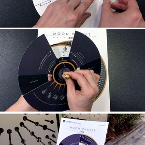 Moon Phases Calander Wheel for 2026 'limited Edition' - Etsy