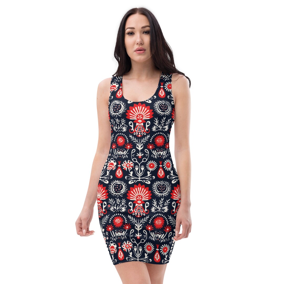Mexican Folklore -sublimation Cut & Sew Dress - Etsy