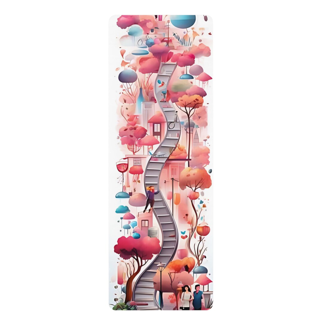 Ladder of Life Rubber Yoga Mat - Etsy