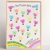 Cute Teacher Appreciation Fingerprint Art, Year End Personalized Gift ...