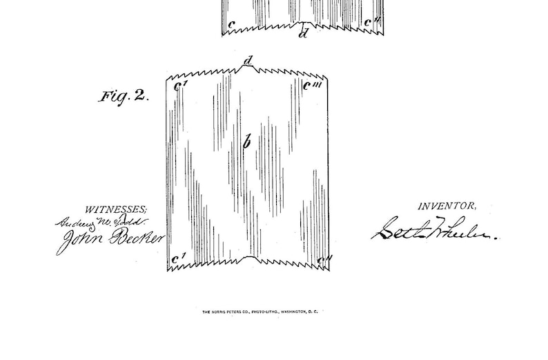 Toilet Paper Roll Patent - Seth Wheeler Patent - Bathroom Poster ...