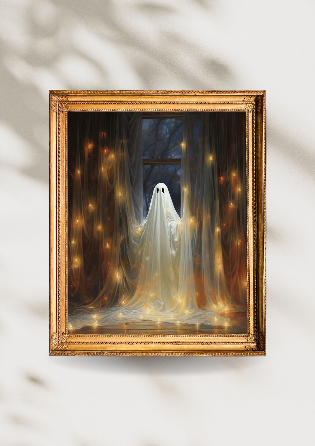 Ghost Painting/ghost in Window/ghost in Field/dark Academia/cottage ...