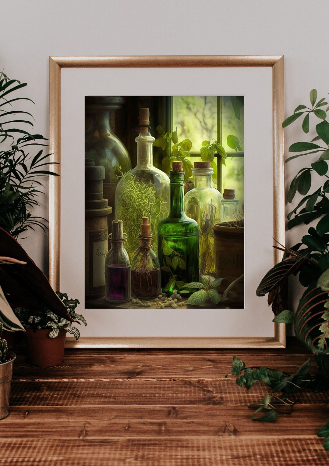 Witchcraft Potion /dark Academia/cottage Core/alchemist Herbs/witchy ...