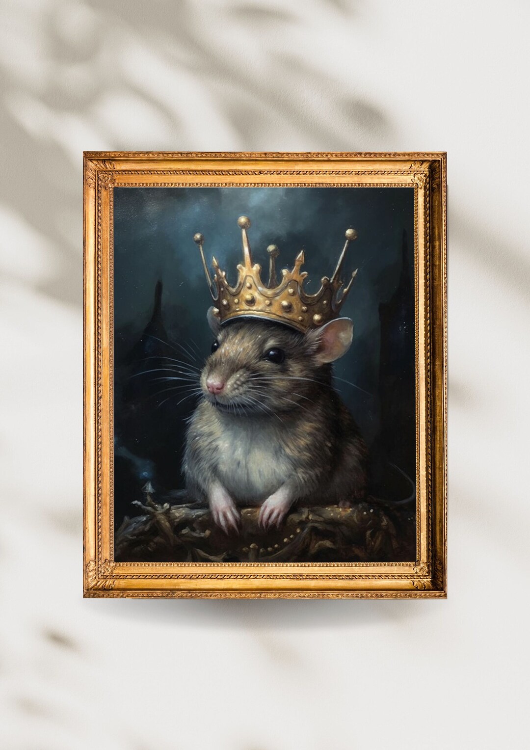 Rat King/dark Academia/cottage Core/rat/witchy Room Decor/gothic Home ...