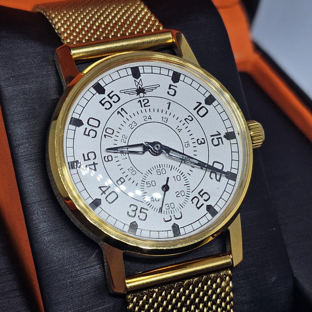 Vintage Military Watch Pobeda, Movement Pobeda ZIM, Field Watch, Watch ...