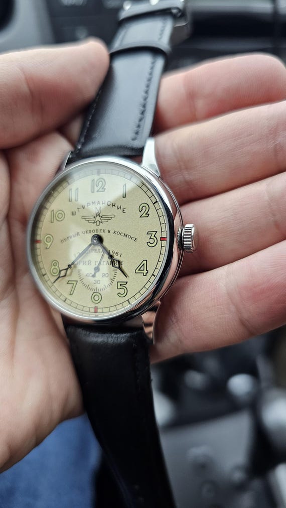 Pobeda Shturmanskie, Vintage military watch movement … - Gem