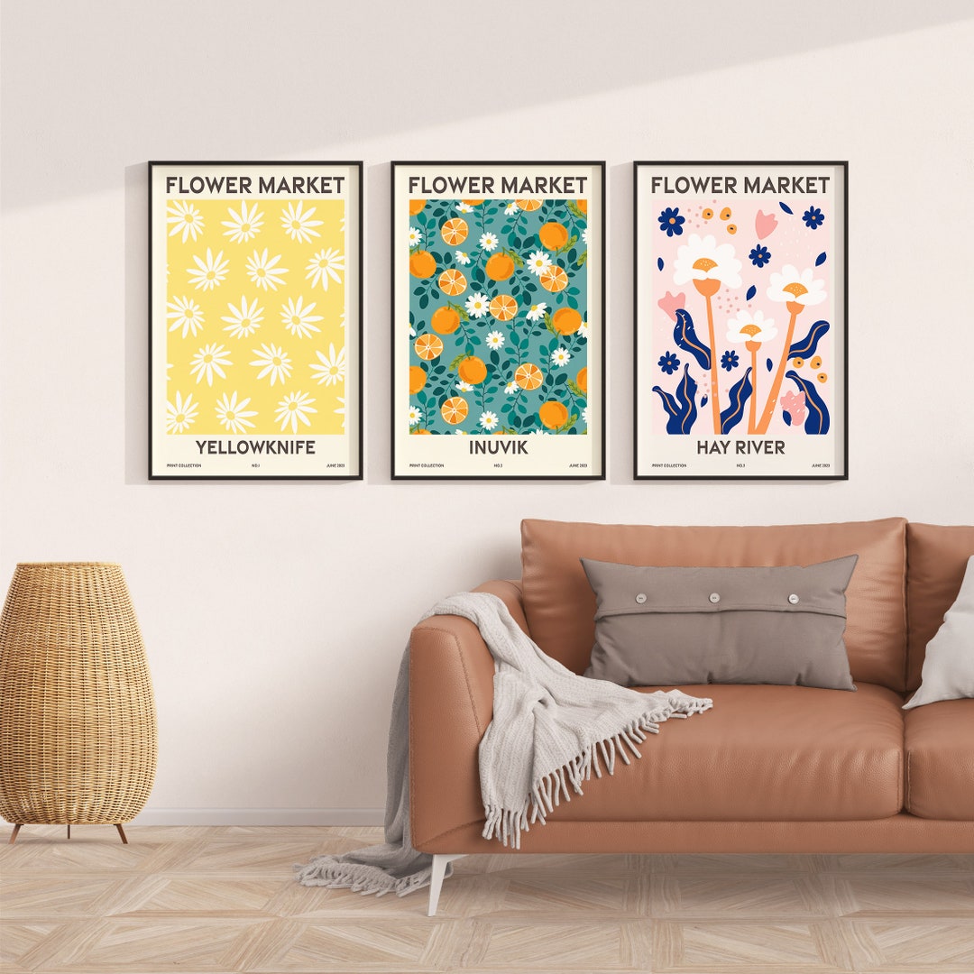 Flower Market, Set of 6, Northwest Territories, Yellowknife, Inuvik ...