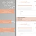 Peach Invoice and Receipt Template, Boho Bill Statement, Cash Payment ...
