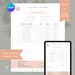 Peach Invoice and Receipt Template, Boho Bill Statement, Cash Payment ...