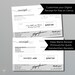 Invoice and Receipt Template, Black and White Document, Bill Statement ...