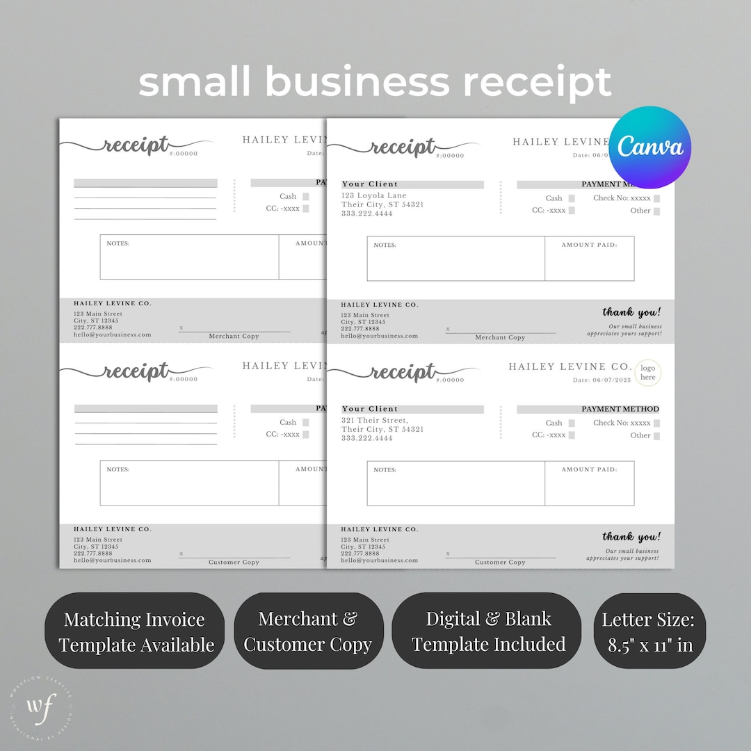 Receipt Template, Small Business Accounting, Bill Statement, Payment ...