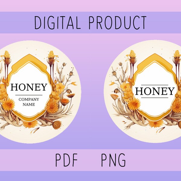 Custom Honey Labels - Etsy