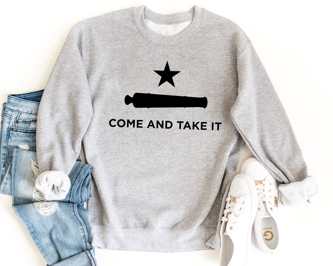 Come and Take It Barbed Wire Patriotic Graphic Tees, I Stand With Texas ...