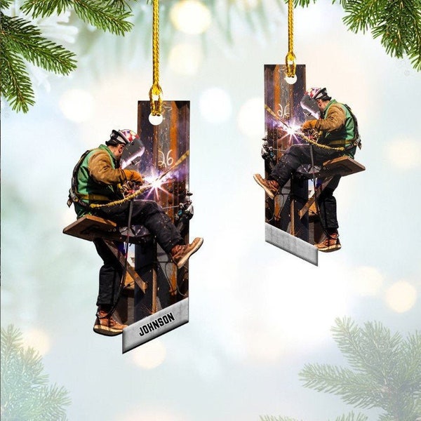 Iron Worker Ornament - Etsy