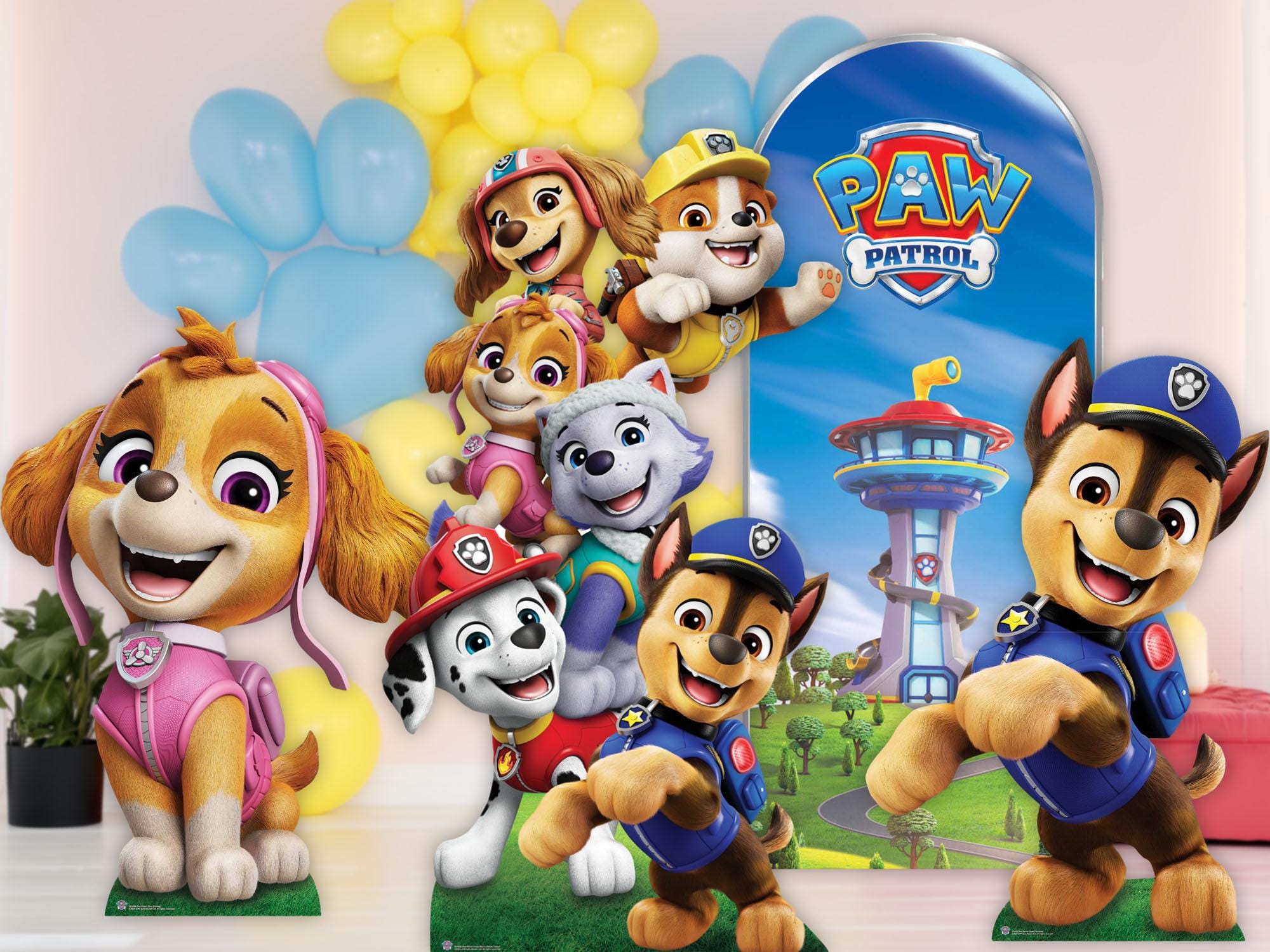 Paw Patrol Cardboard Cutouts Official Licensed Standees Decorations ...