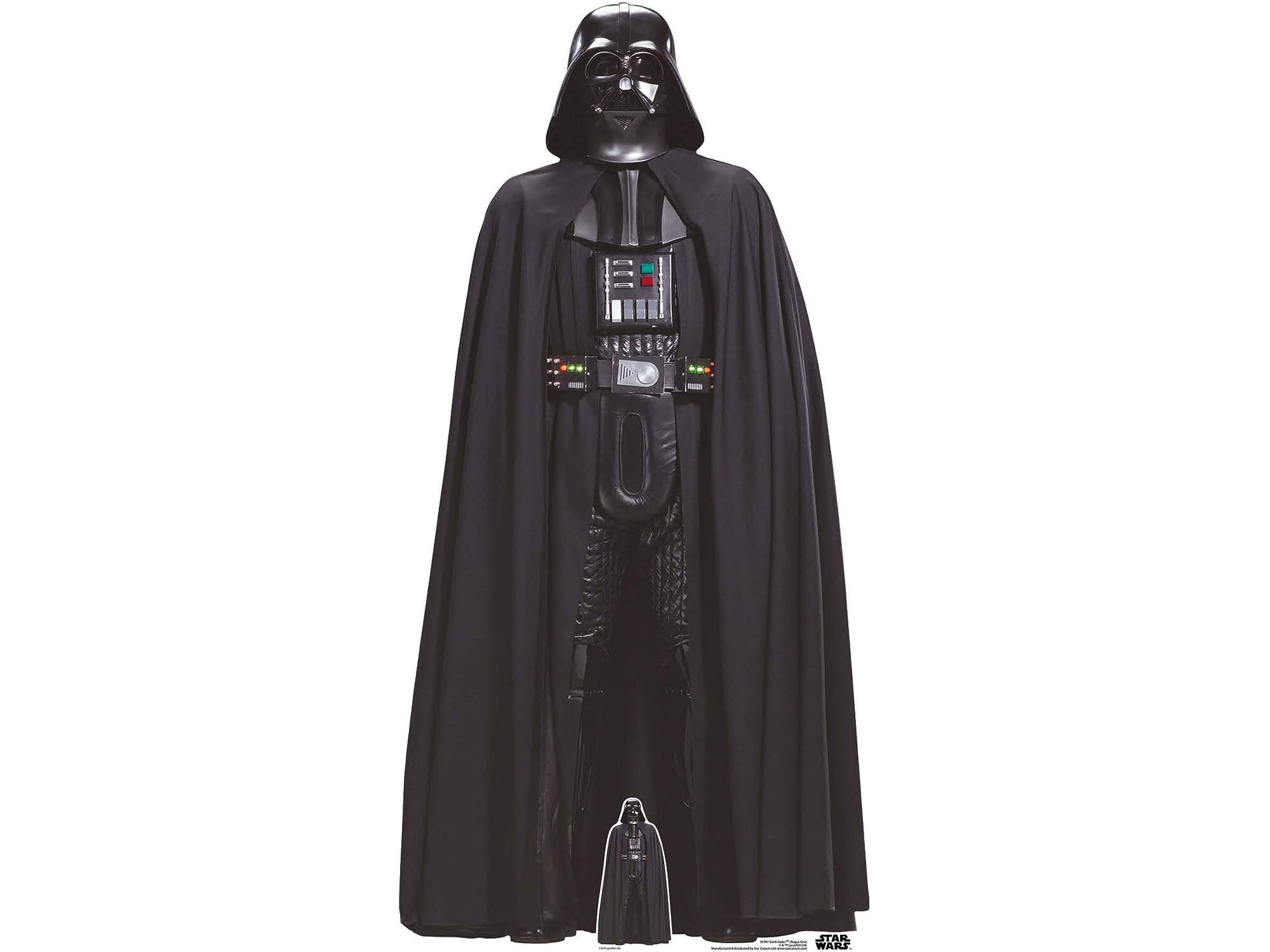 Darth Vader Cardboard Cutout Official Star Wars Decoration Party ...