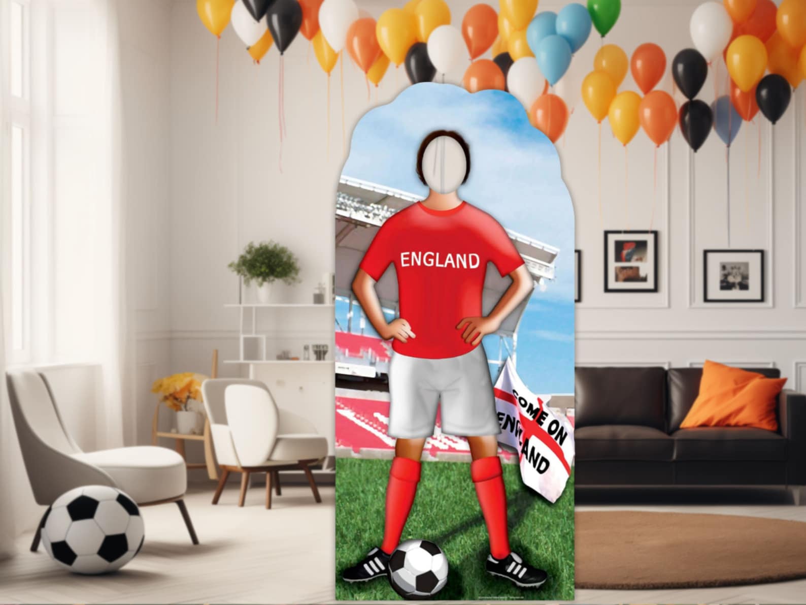 Football Party Stand in Cardboard Cutouts - Pose for Photos Great for ...