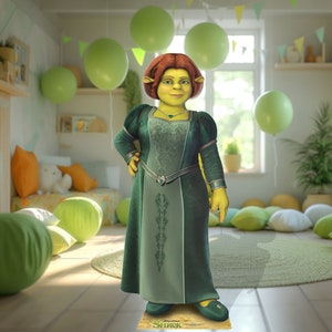 Shrek Cardboard Cutouts Official Standees Decorations Party Props ...