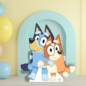 Bluey Cardboard Cutouts Official Licensed Heeler Family Standees ...