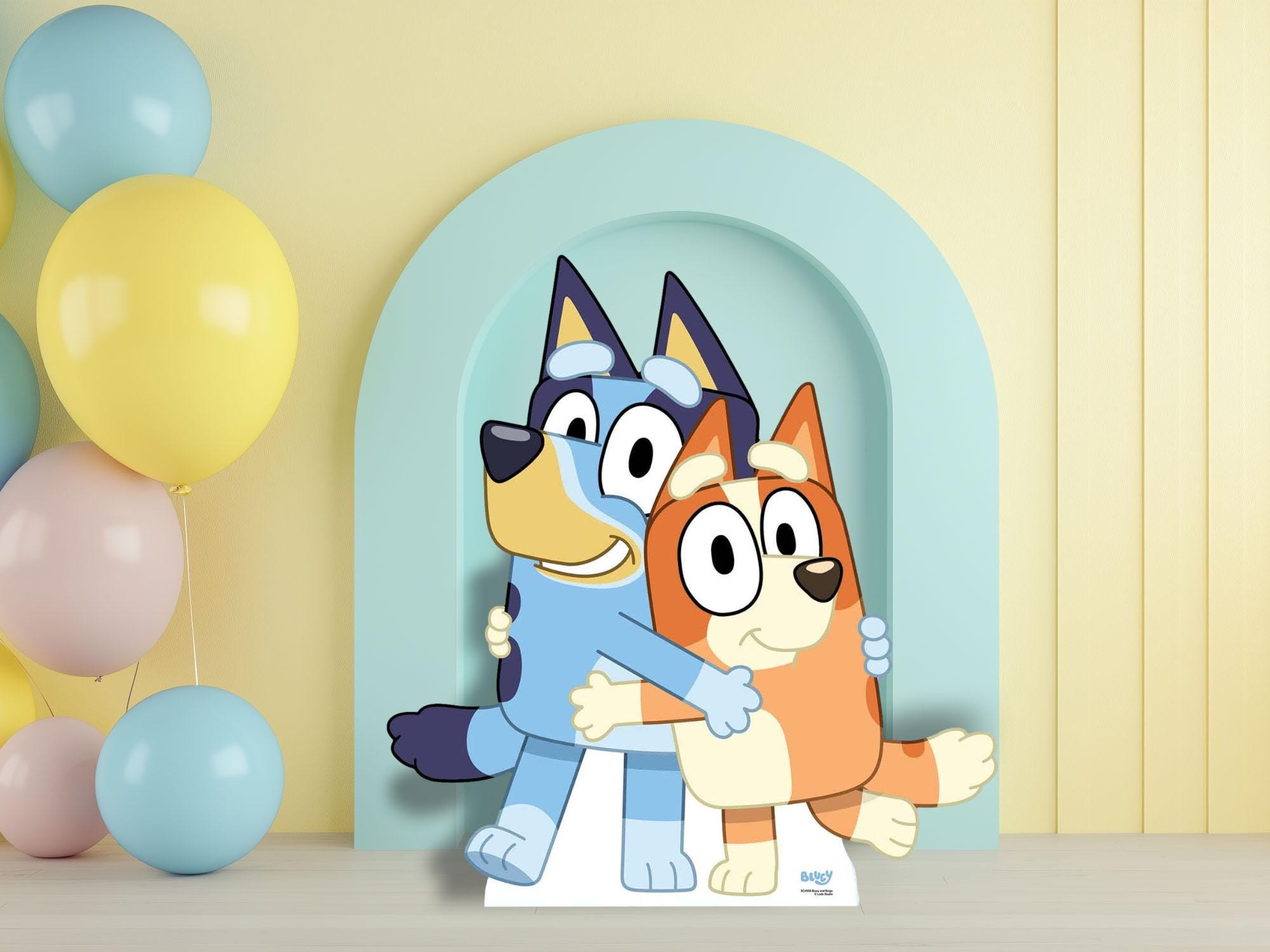 Bluey Cardboard Cutouts Official Licensed Heeler Family Standees ...