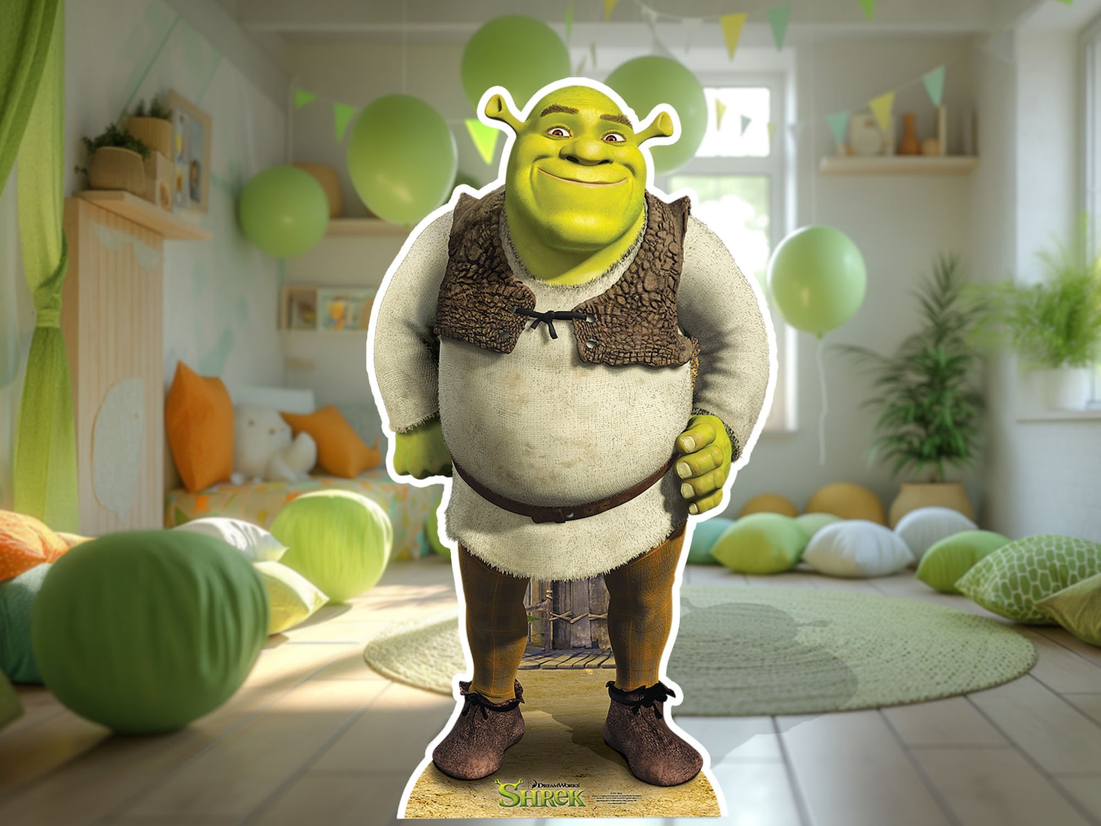 Shrek Cardboard Cutouts Official Standees Decorations Party Props ...