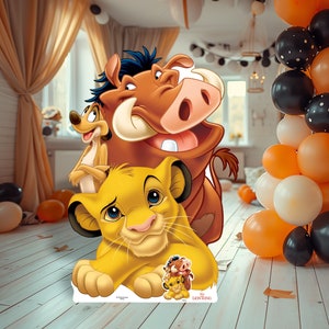 Lion King Cardboard Cutouts Official Standees Decorations Party Props ...