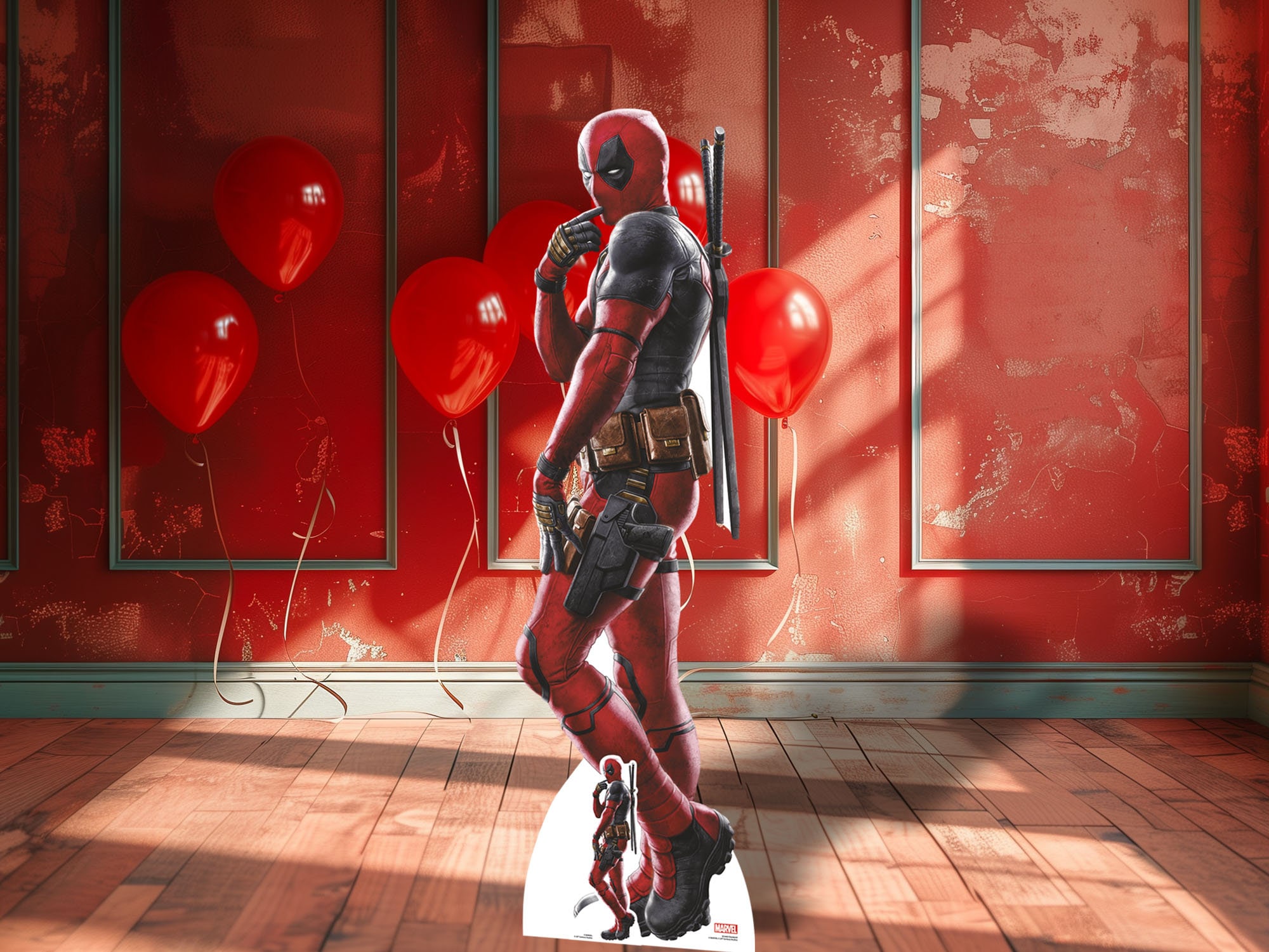 Deadpool & Wolverine Cardboard Cutouts Official Marvel Standees ...