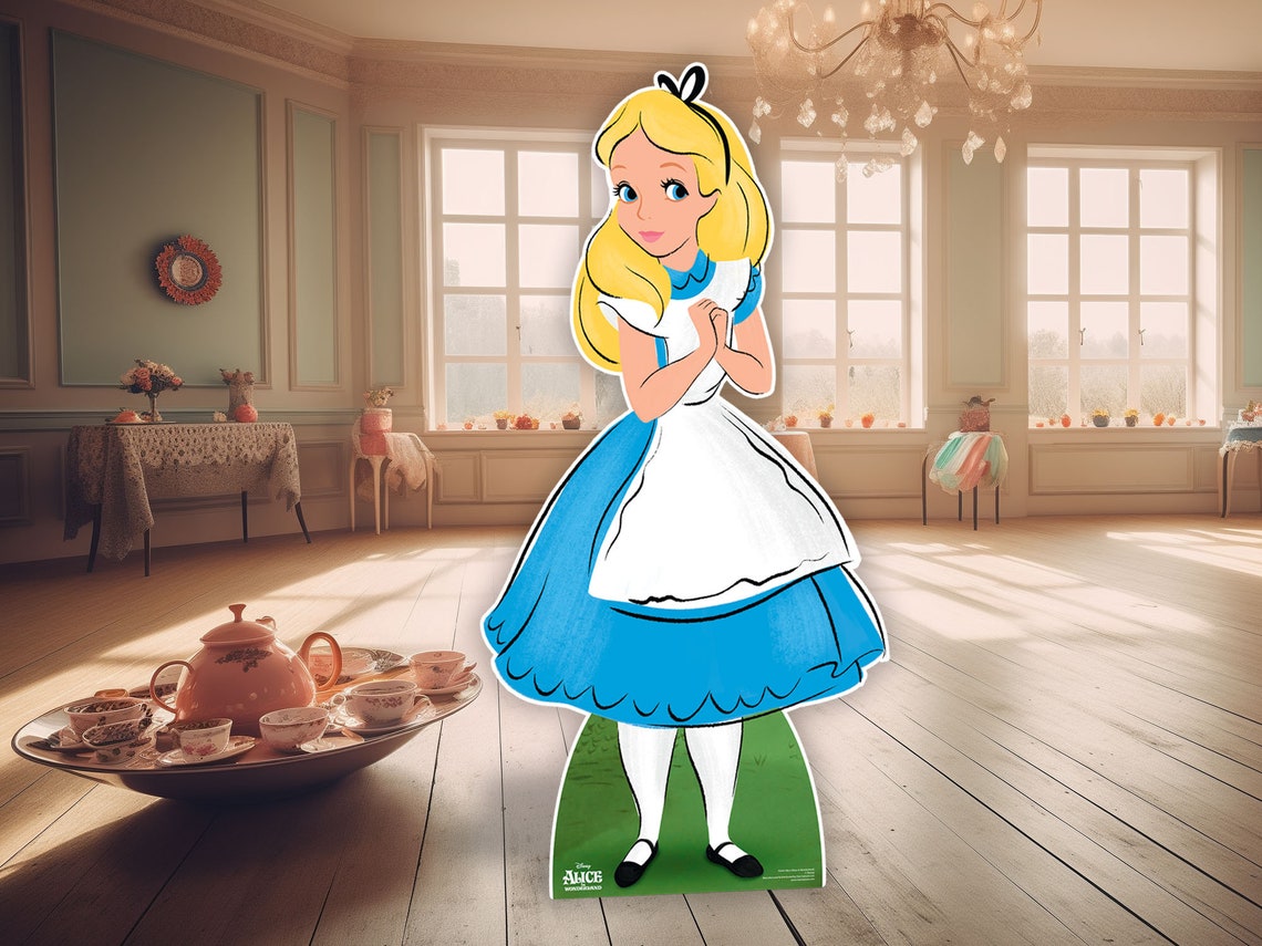 Alice in Wonderland Cardboard Cutouts Official Standees Decorations ...