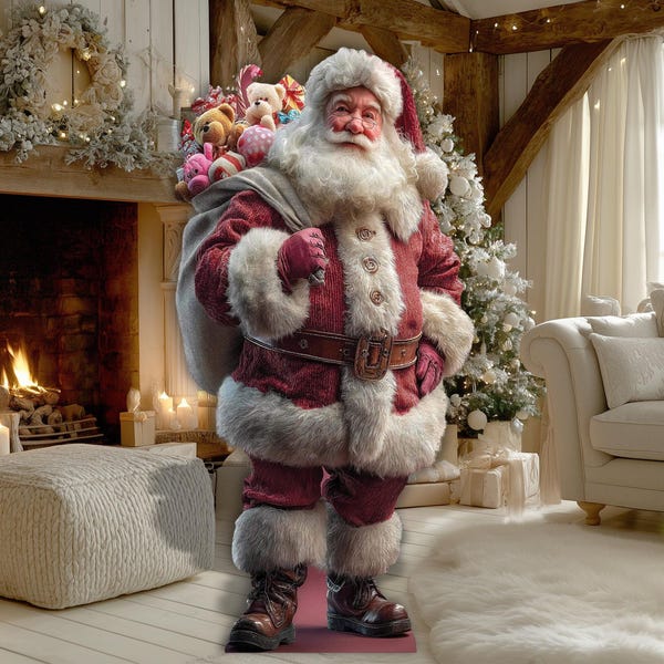 Santa Claus Standees - Etsy