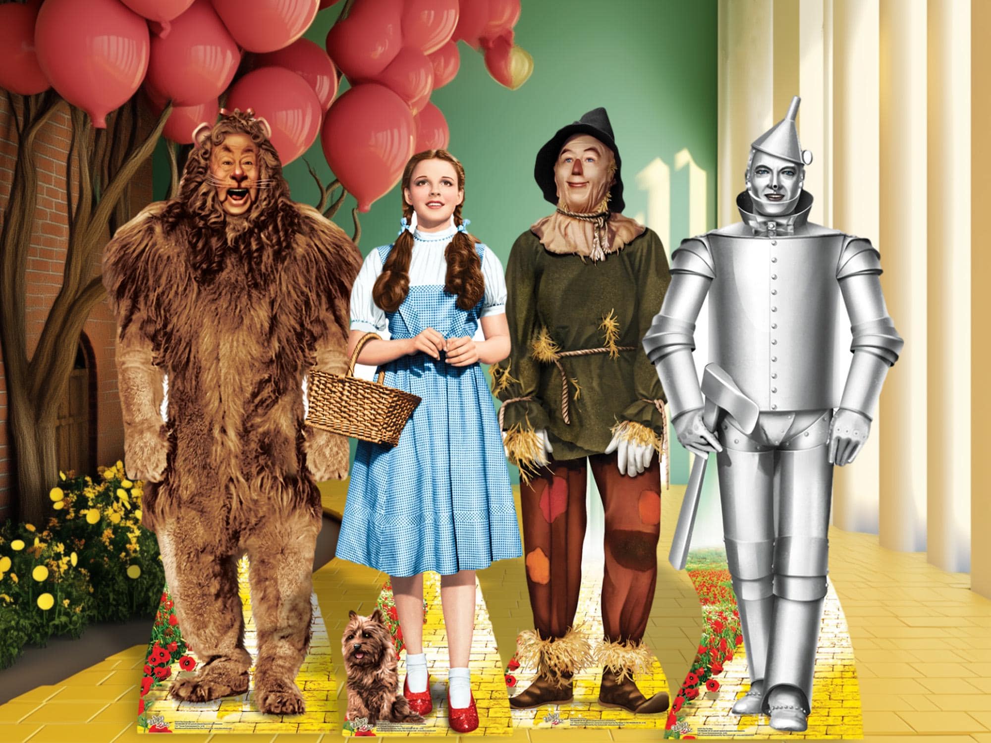 Wizard of Oz Cardboard Cutouts Official Licensed Standees Decorations ...