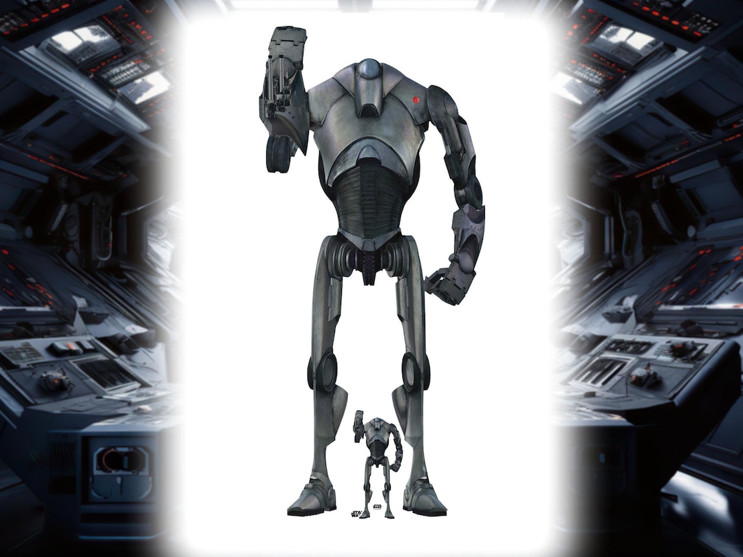 Super Battle Droid Star Wars Lifesize Cardboard Cutout Decoration Party ...
