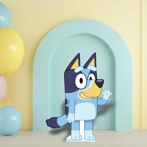 Bluey Cardboard Cutouts Official Licensed Heeler Family Standees ...