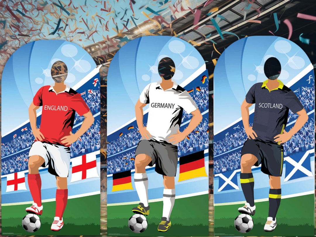 European Football 2024 Country Cardboard Cutout Stand-ins Photo ...