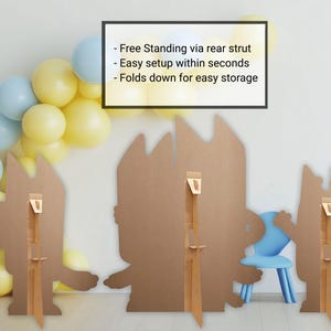 Bluey Cardboard Cutouts Official Licensed Heeler Family Standees ...