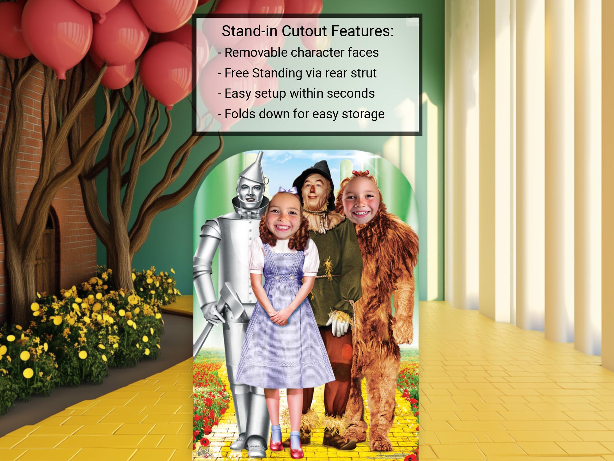 Wizard of Oz Cardboard Cutouts Official Licensed Standees Decorations ...