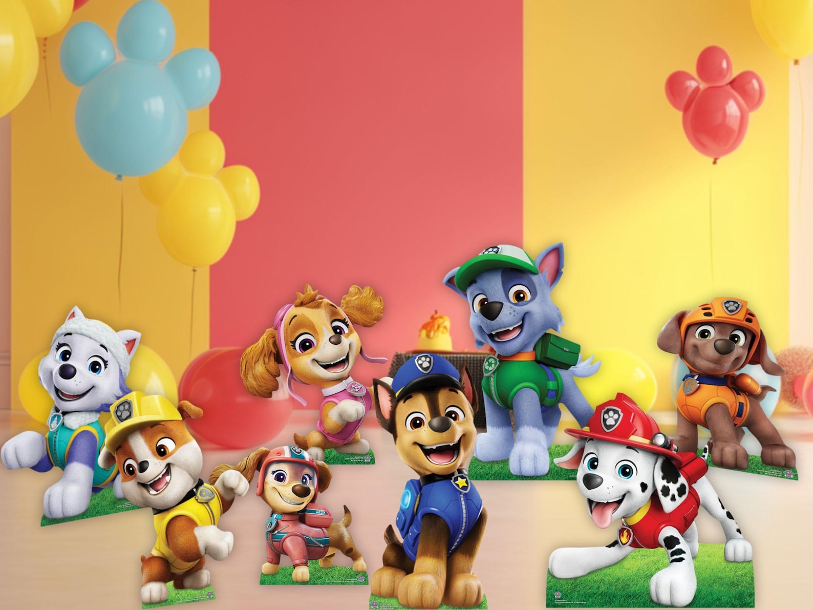 Paw Patrol Multi Pack Cardboard Cutouts Official Licensed Standees ...